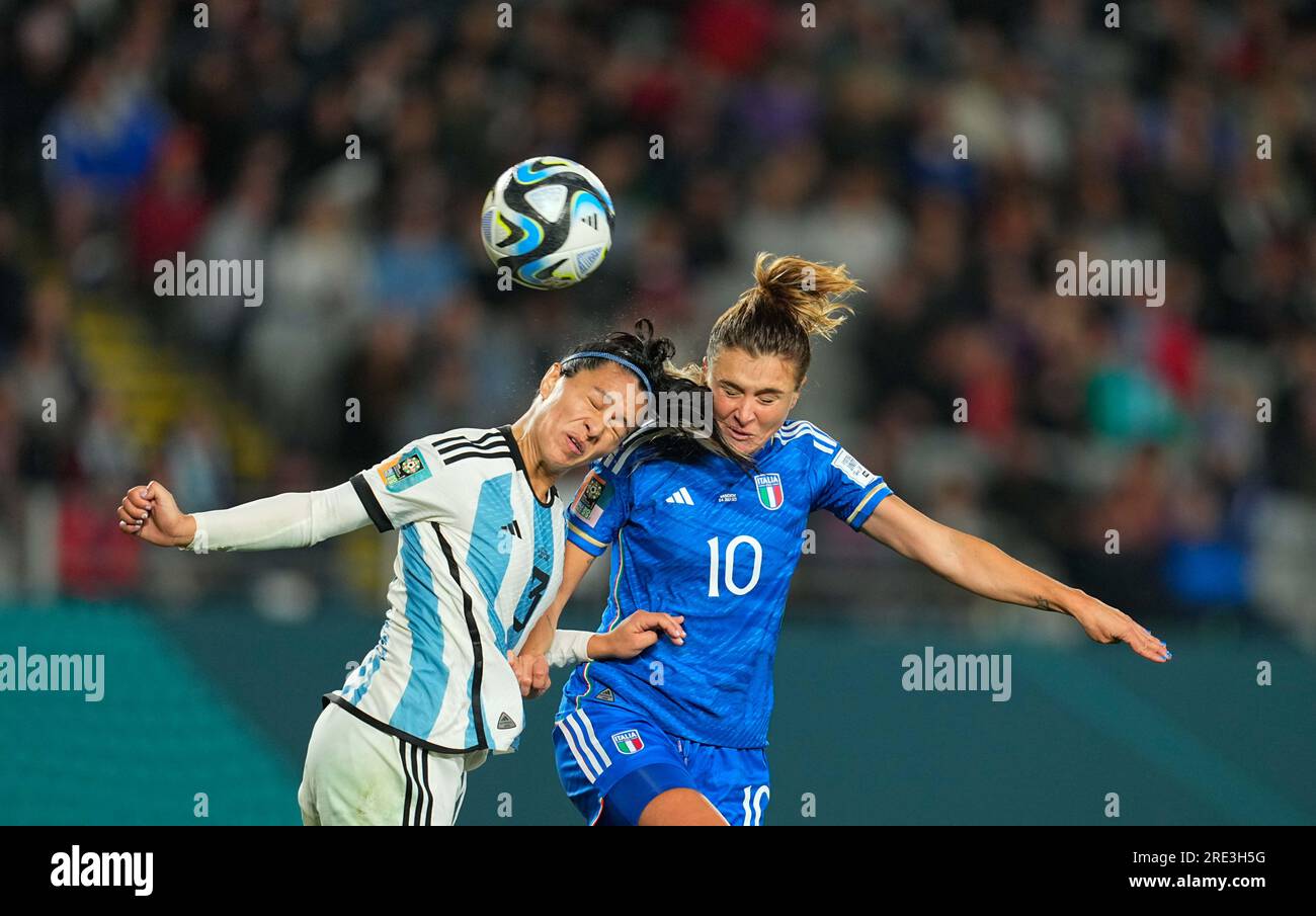 Juli 24 2023: Cristiana Girelli (Italien) erzielt im Eden Park ...