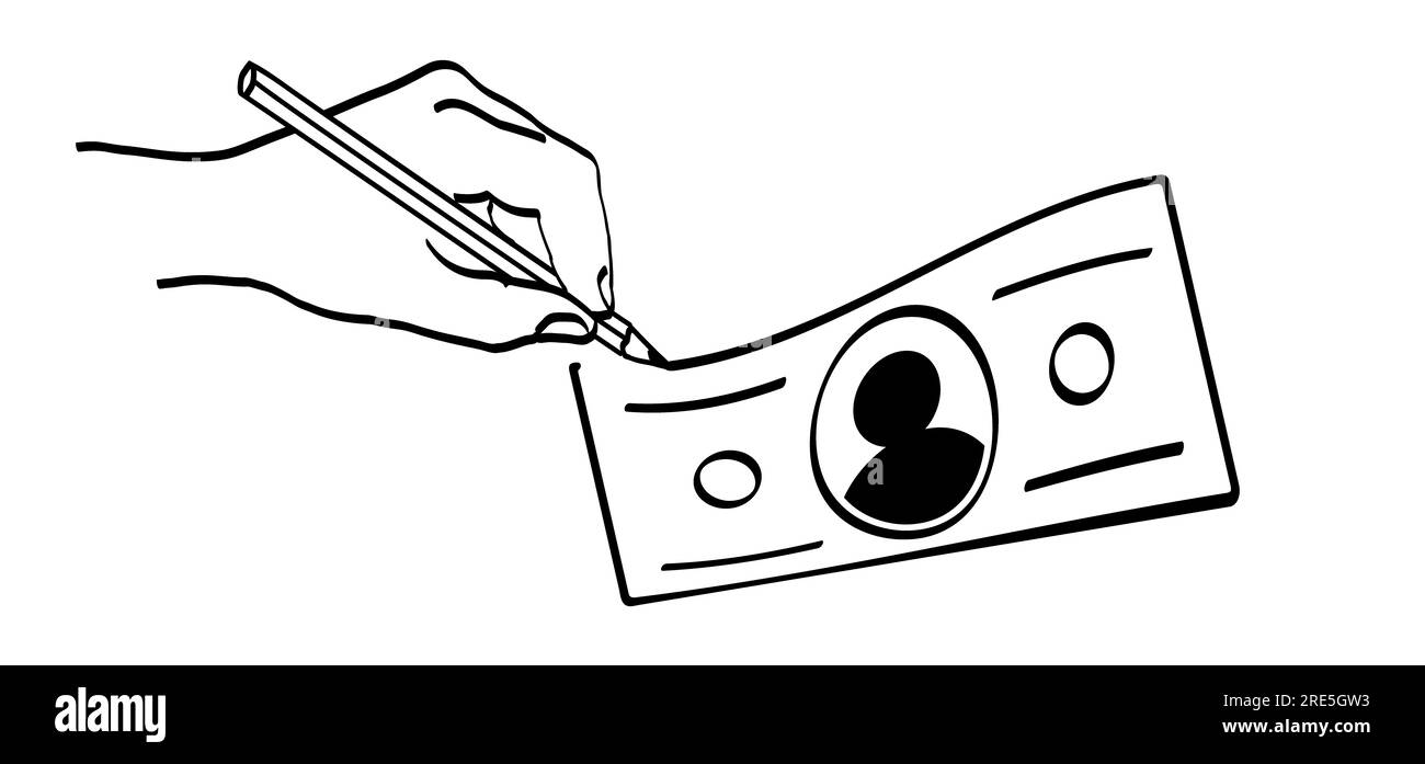 Cartoon-Bundle-Papiersymbol oder -Logo. Vector-Geldscheine oder ...