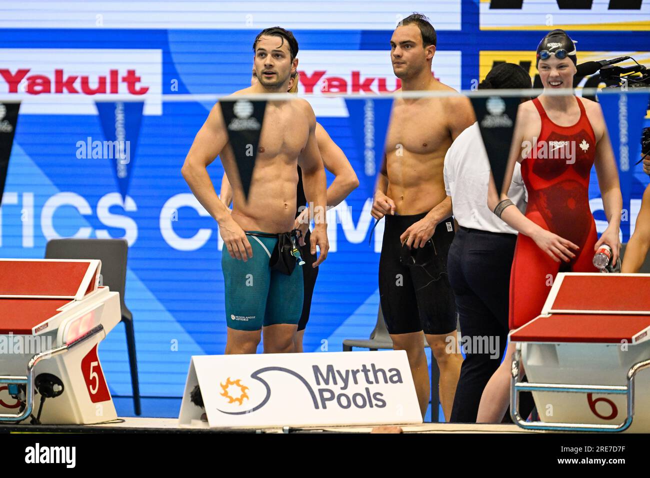 Fukuoka, Japan. 26. Juli 2023. FUKUOKA, JAPAN - JULI 26: Arno Kamminga ...