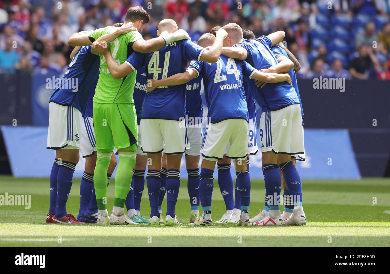 Gelsenkirchen, Deutschland. 22. Juli 2023. firo: 07/22/2023 Fußball ...