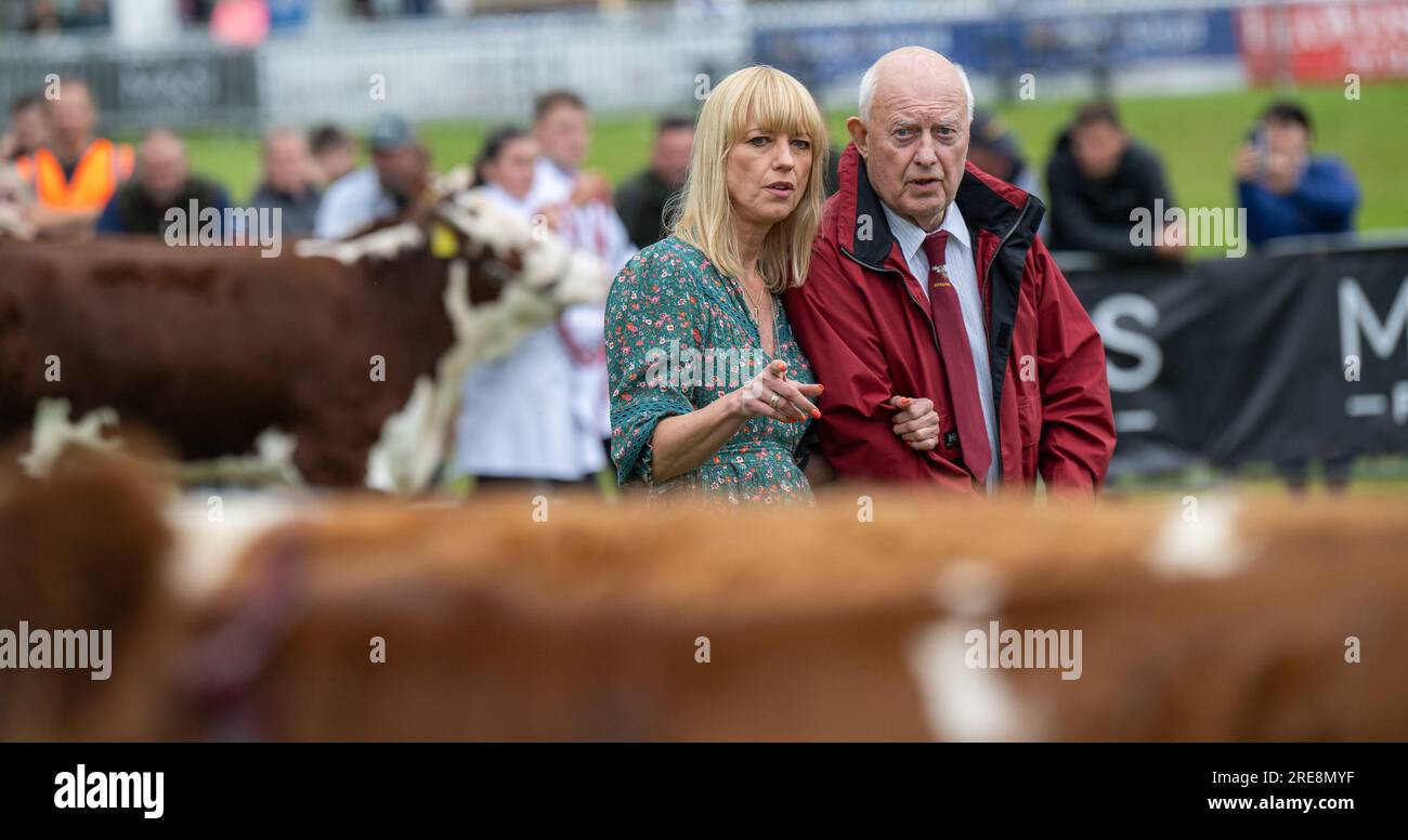 Builth Wells, Royal Welsh Show - 26. Juli 2023 - Radio DJ Sara Cox ...