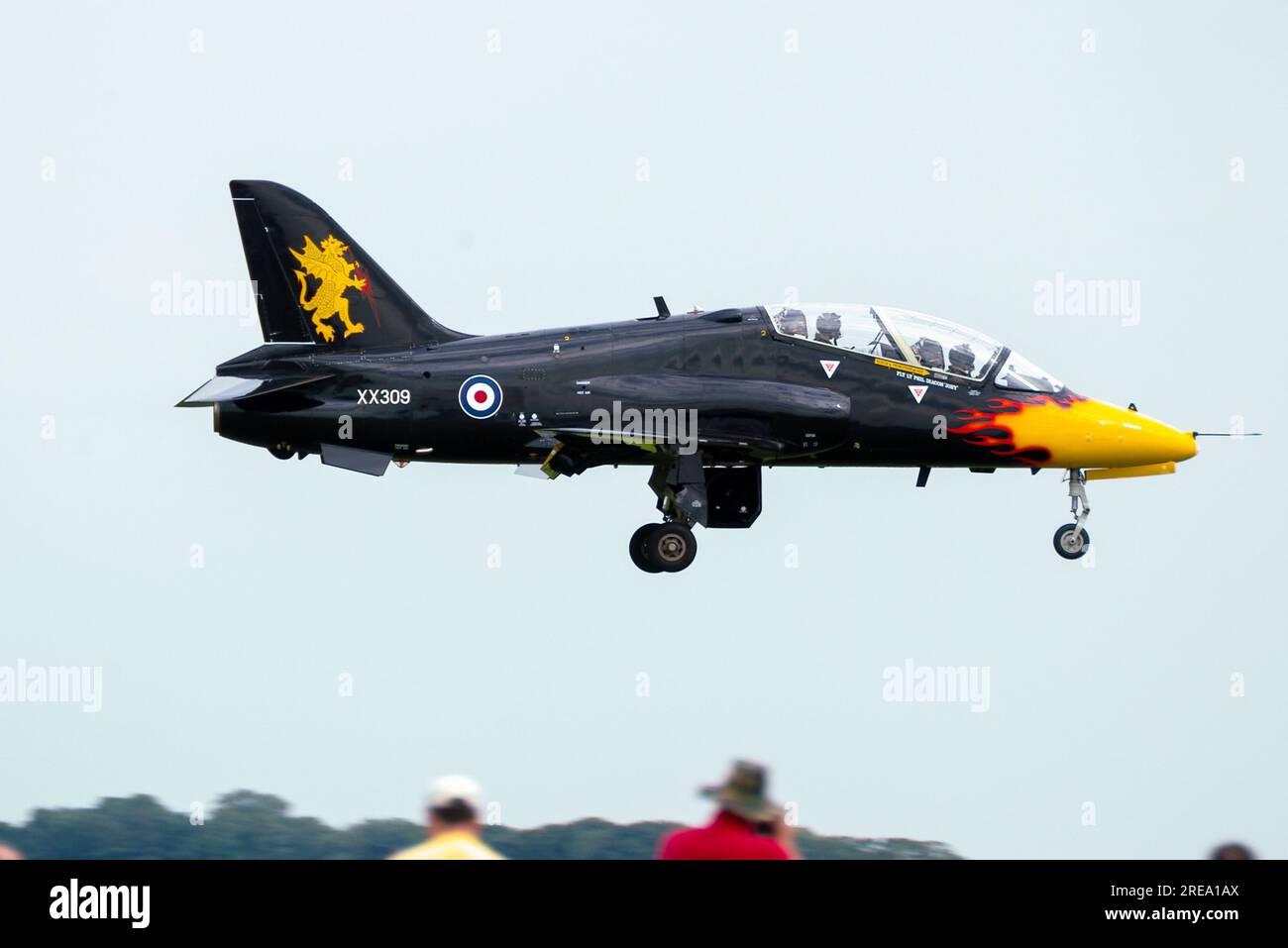 Die Royal Air Force allein zeigt BAE Systems Hawk T1 in einem ...