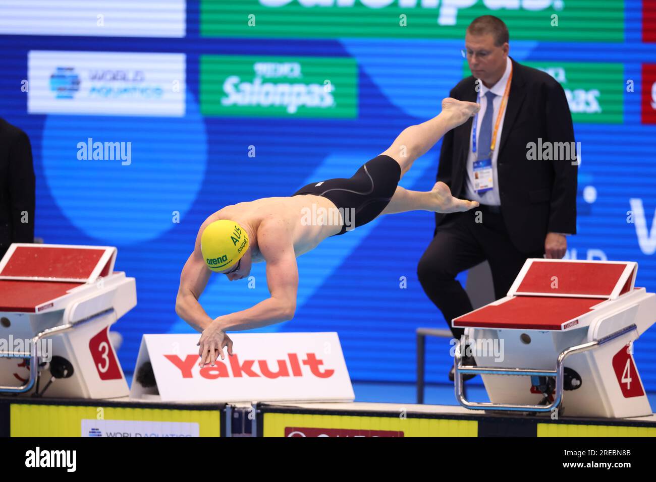 Samuel SHORT (AUS) schwimmt im Men 800m Freestyle Final bei der World ...