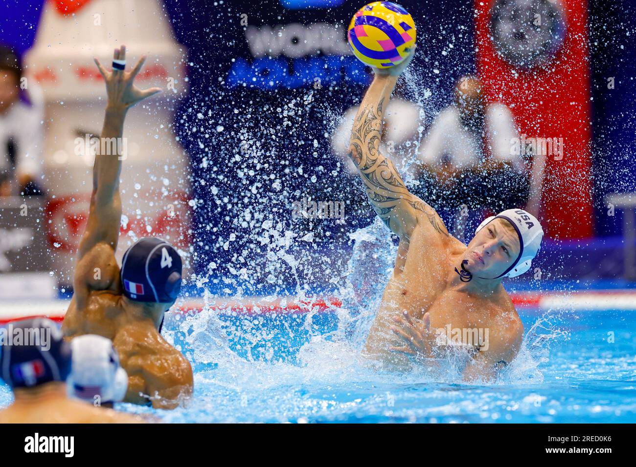 Fukuoka, Japan. 27. Juli 2023. FUKUOKA, JAPAN - JULI 27: Alexandre ...