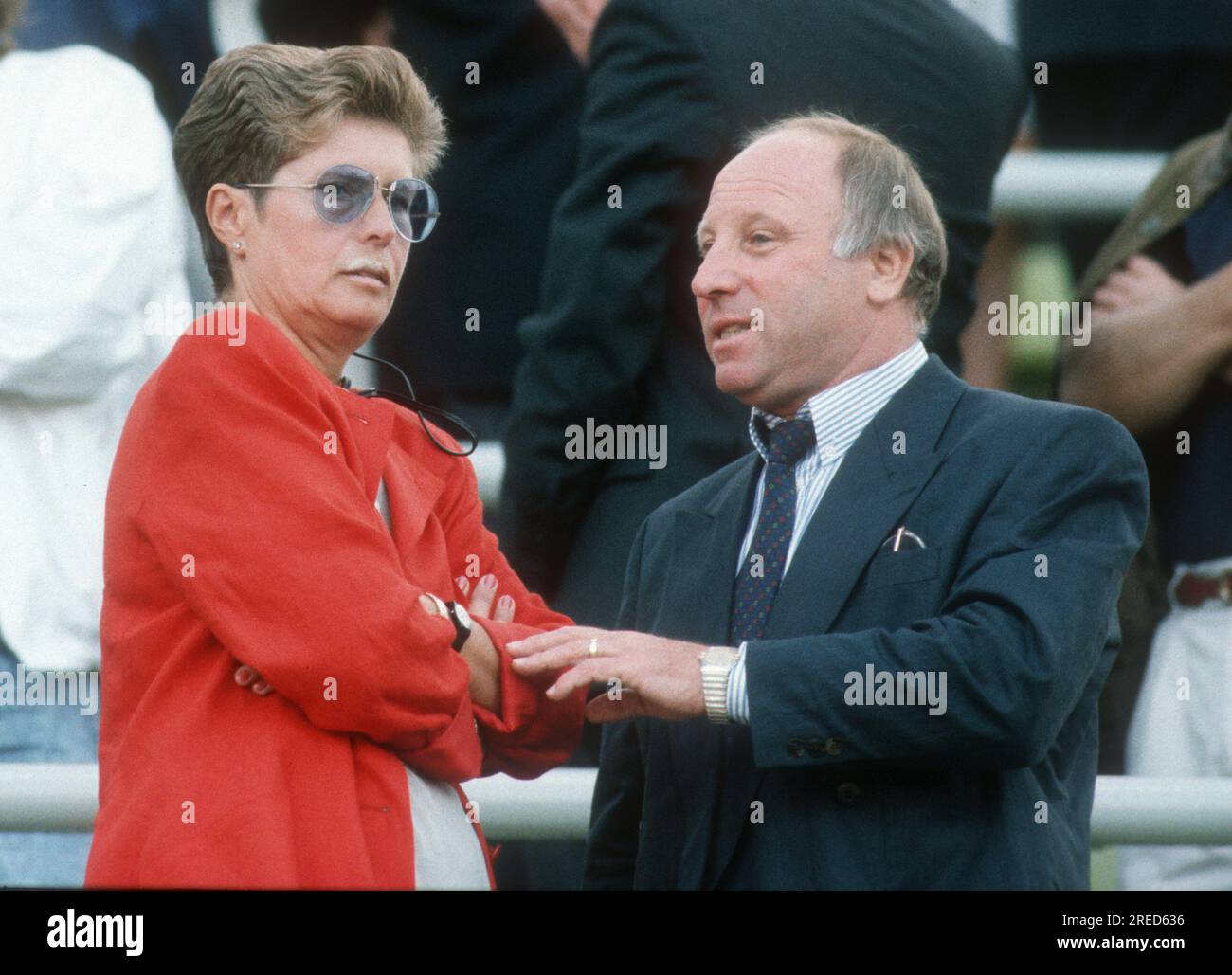 Europameisterschaft 1988 in Deutschland. Als Zuschauer auf den Tribünen ...