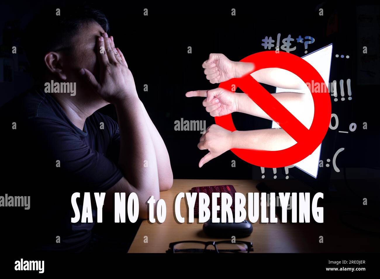 Cybermobbing bild -Fotos und -Bildmaterial in hoher Auflösung – Alamy