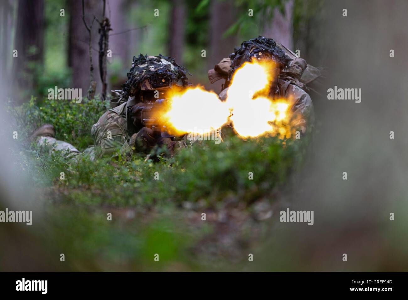 USA Soldaten, die dem 1. Bataillon, dem 506. Infanterie-Regiment 'Red ...