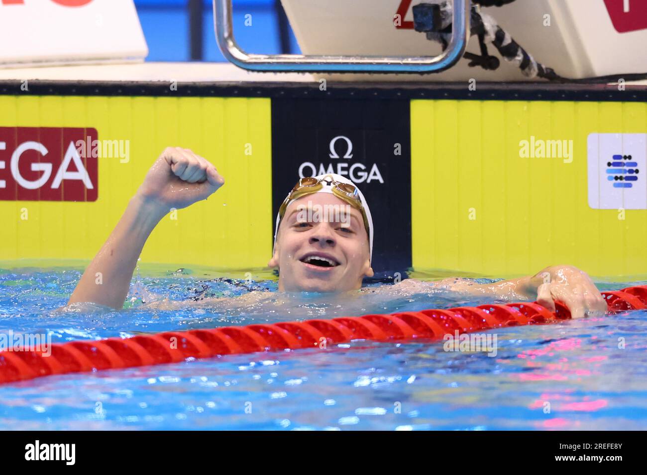 Fukuoka, Japan. 27. Juli 2023. Leon MARCHAND (FRA) Schwimmen : World ...