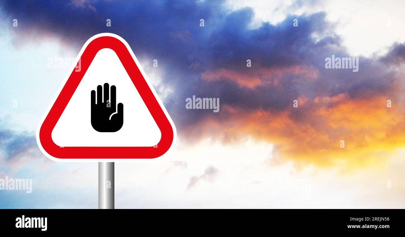 Zeichen stop verbotene hand -Fotos und -Bildmaterial in hoher Auflösung ...