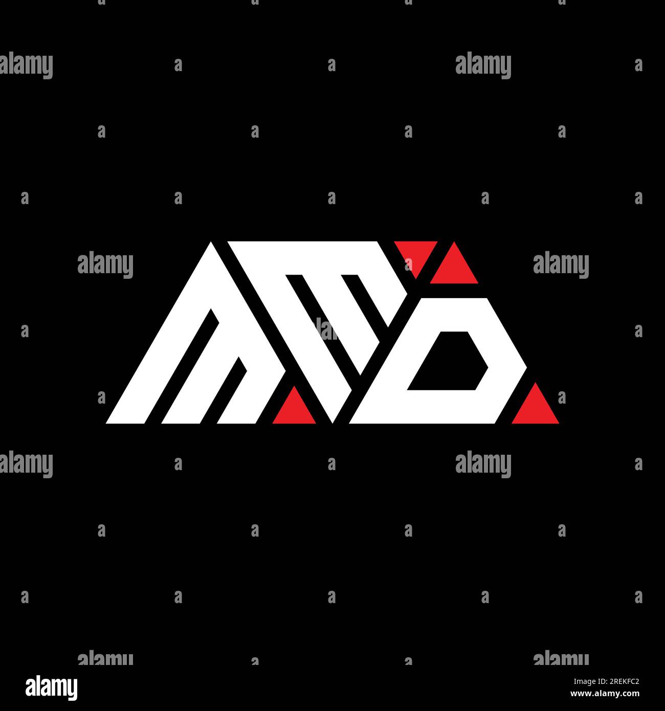 Logo mit MMD-Dreiecksbuchstaben und Dreiecksform. MMD-Dreieck-Logo ...
