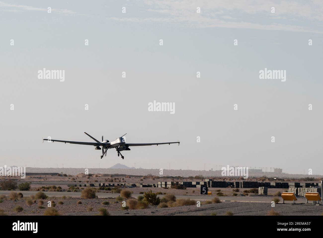 EIN US-AMERIKANISCHER Air Force MQ-9 Reaper aus dem 432. Wing/432. Air ...