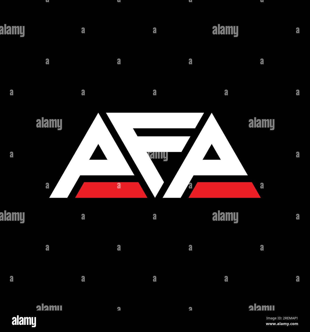 PFP-Logo mit Dreiecksbuchstaben und Dreiecksform. Monogramm mit PFP ...