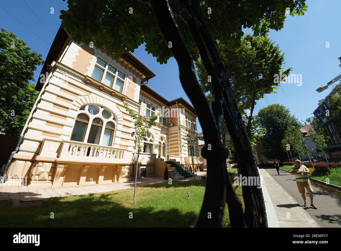 Bukarest, Rumänien - 28. Juli 2023: Hauptquartier der Präfektur ...