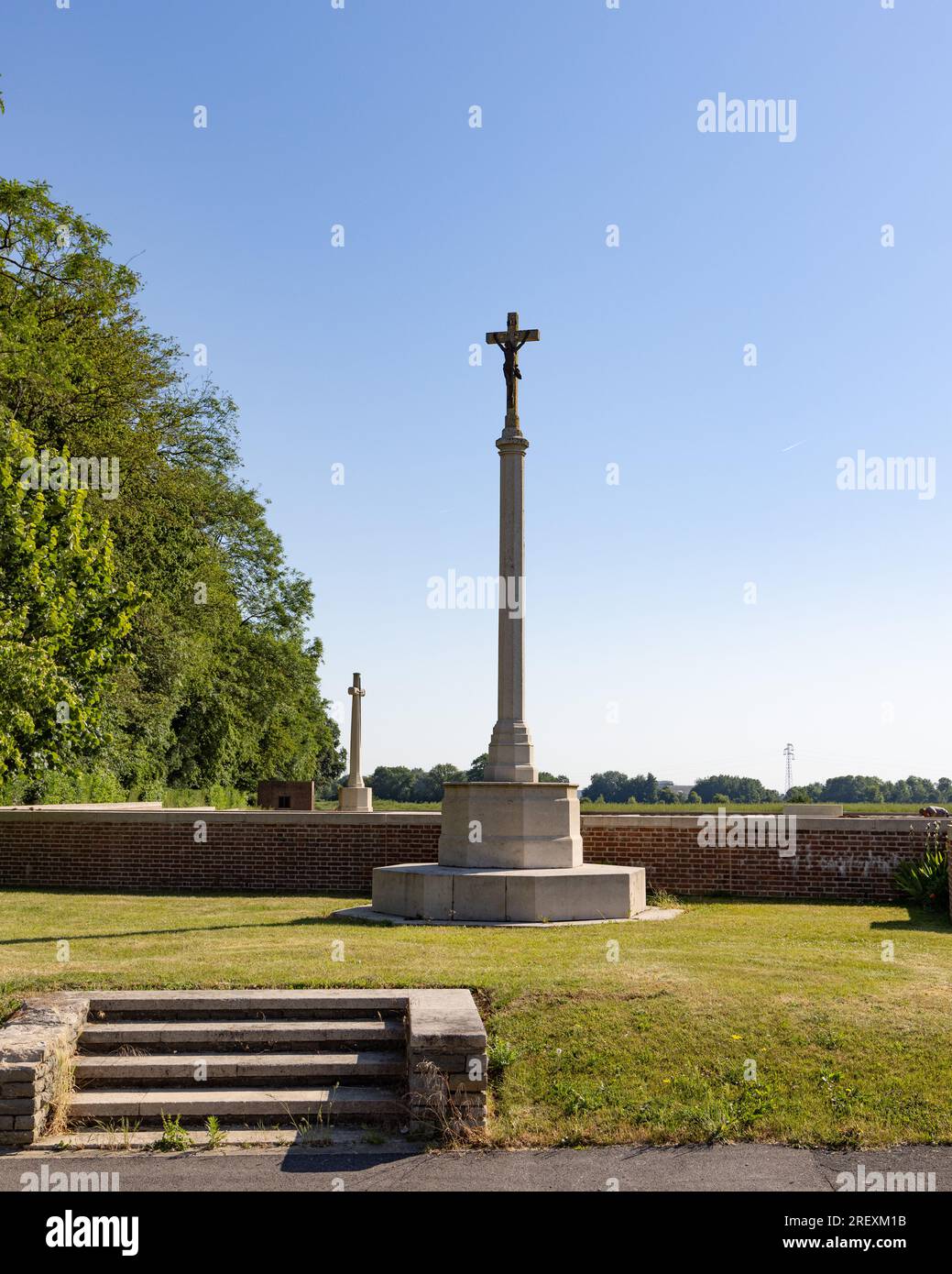 Die KÖNIGE BESITZEN DAS SCOTTISH BORDERERS MEMORIAL neben dem Tilloy ...