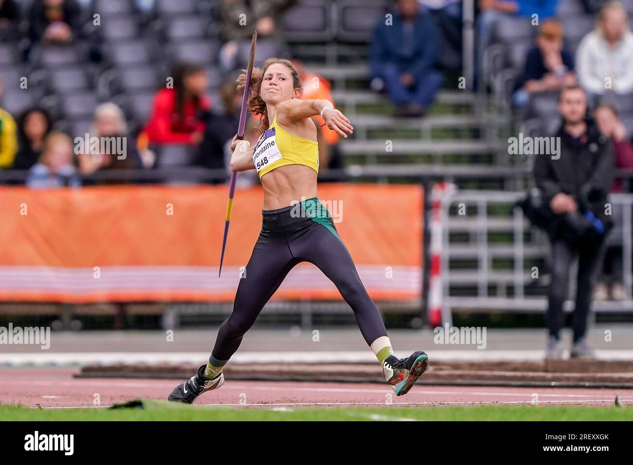 BREDA, NIEDERLANDE - JULI 30: Dewi Lafontaine von Haag Atletiek tritt bei der niederländischen ...