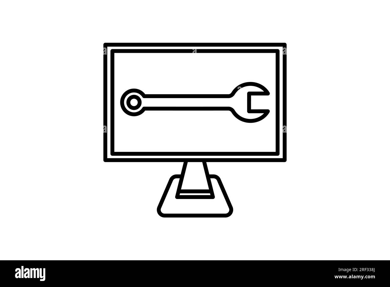 Display Pro-Symbol. Symbol für Anzeige- und Bildschirmeinstellungen ...