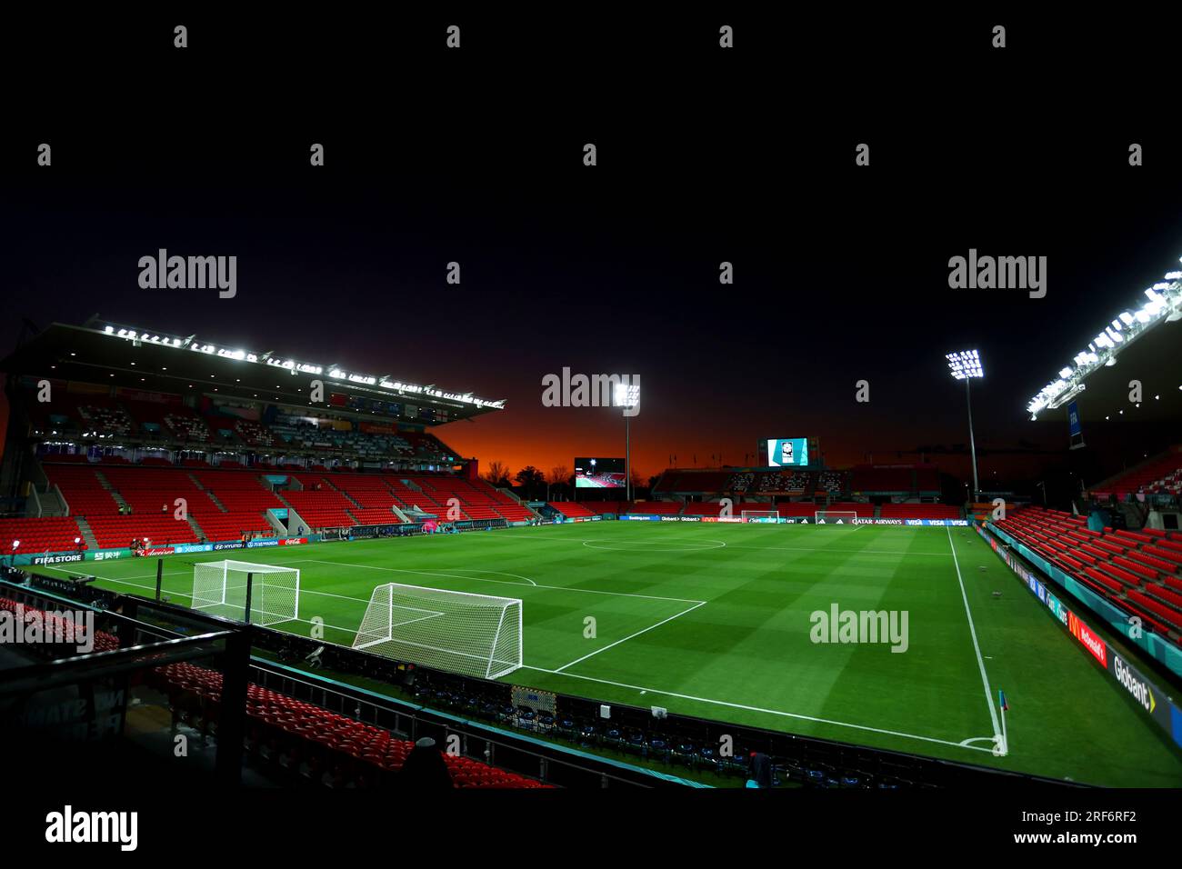 Allgemeiner Überblick über das Stadion vor der FIFA Women's World Cup ...