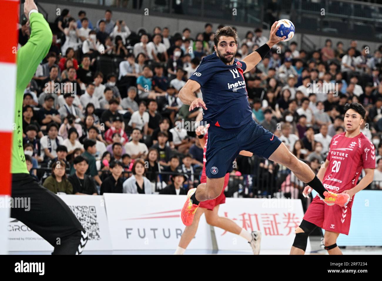Ariake Arena Tokio, Japan. 31. Juli 2023. David Balaguer (PSG), 31 ...