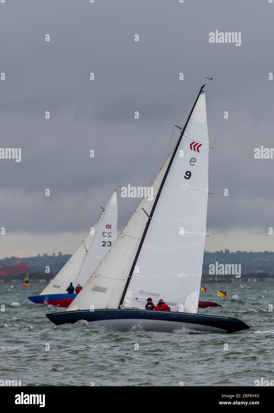 cowes Week 2023. cowes Week Segeln. cowes Week Regatta, Isle of wight ...
