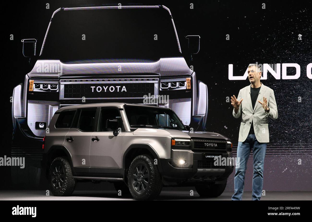 Tokio, Japan. 2. Aug. 2023. Der japanische Automobilriese Toyota Motor ...