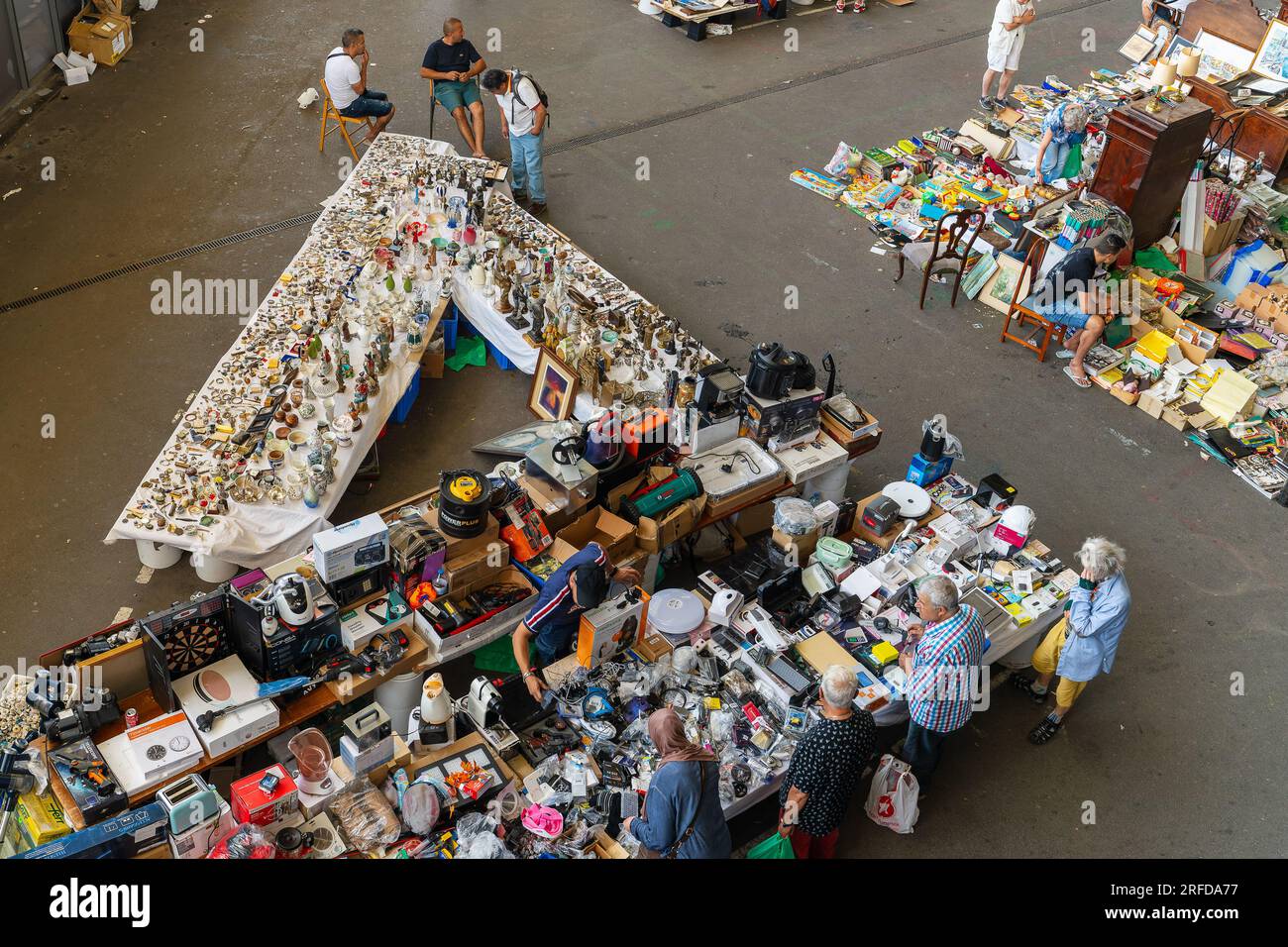 Barcelona, Spanien, 19. Juni 2023. Der Mercat del Encants ist ein ...