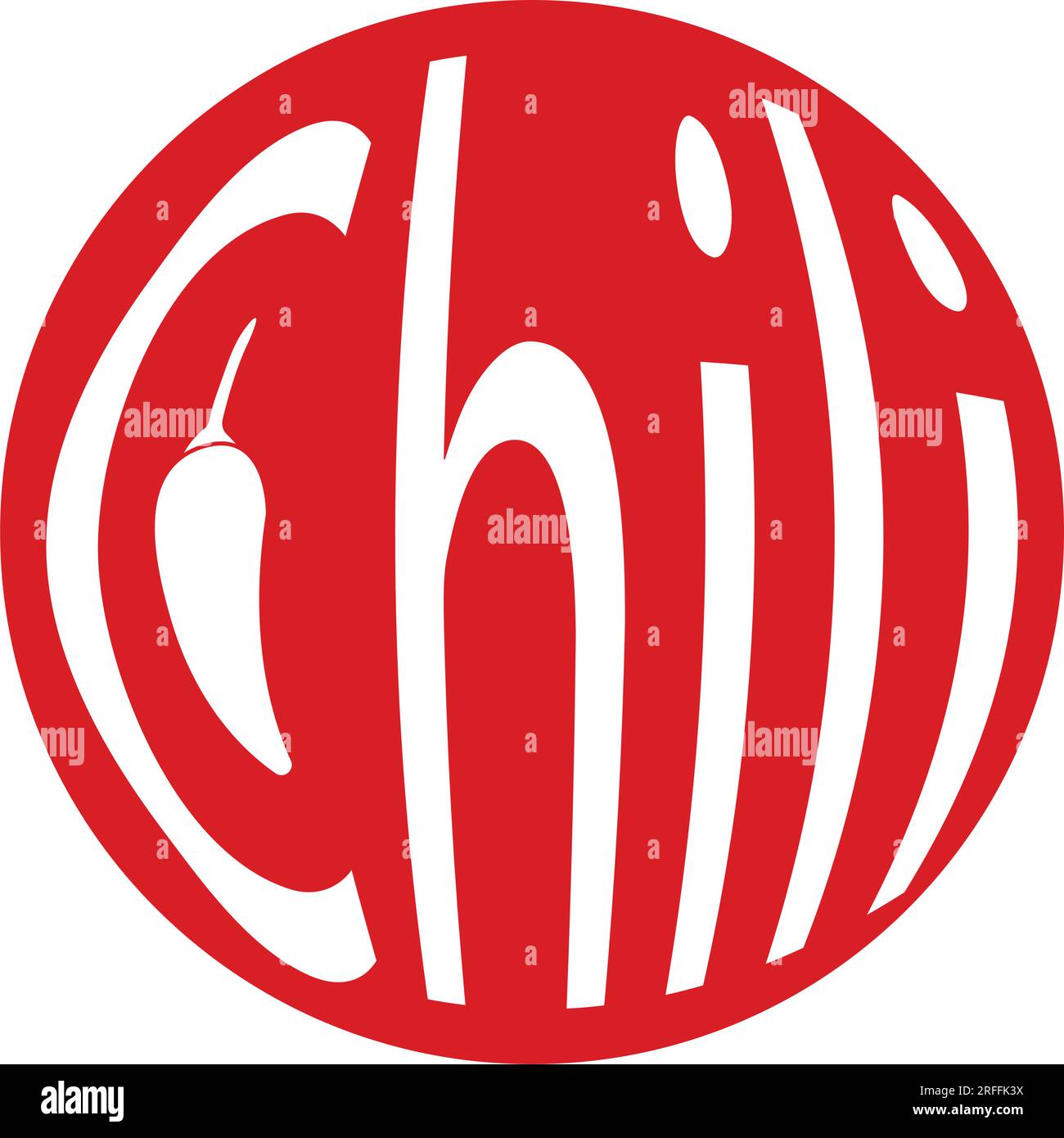 Chili logo Stock-Vektorgrafiken kaufen - Alamy