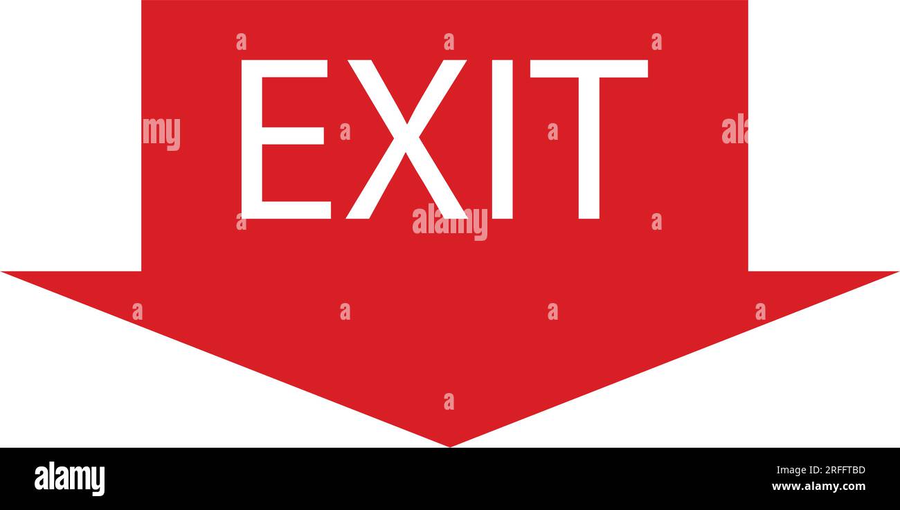 Logout exit icon arrow Ausgeschnittene Stockfotos und -bilder - Alamy