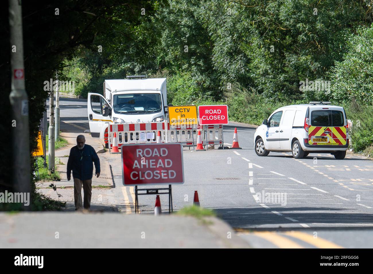 Harefield, Großbritannien. 3. August 2023. Der Bau des HS2 High Speed ...