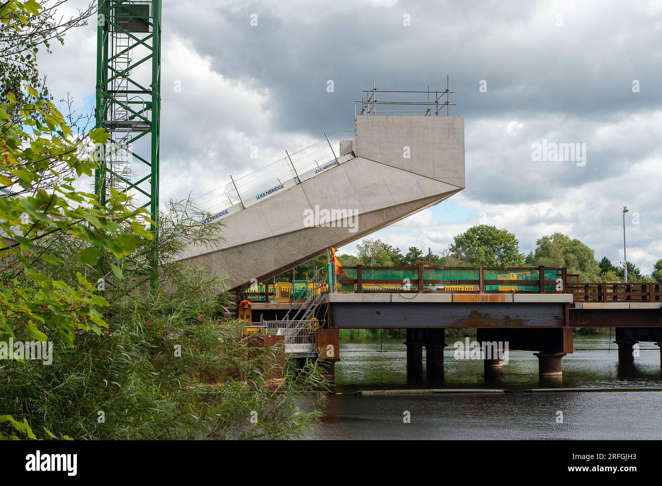 Harefield, Großbritannien. 3. August 2023. Bau der HS2 Highspeed Rail ...