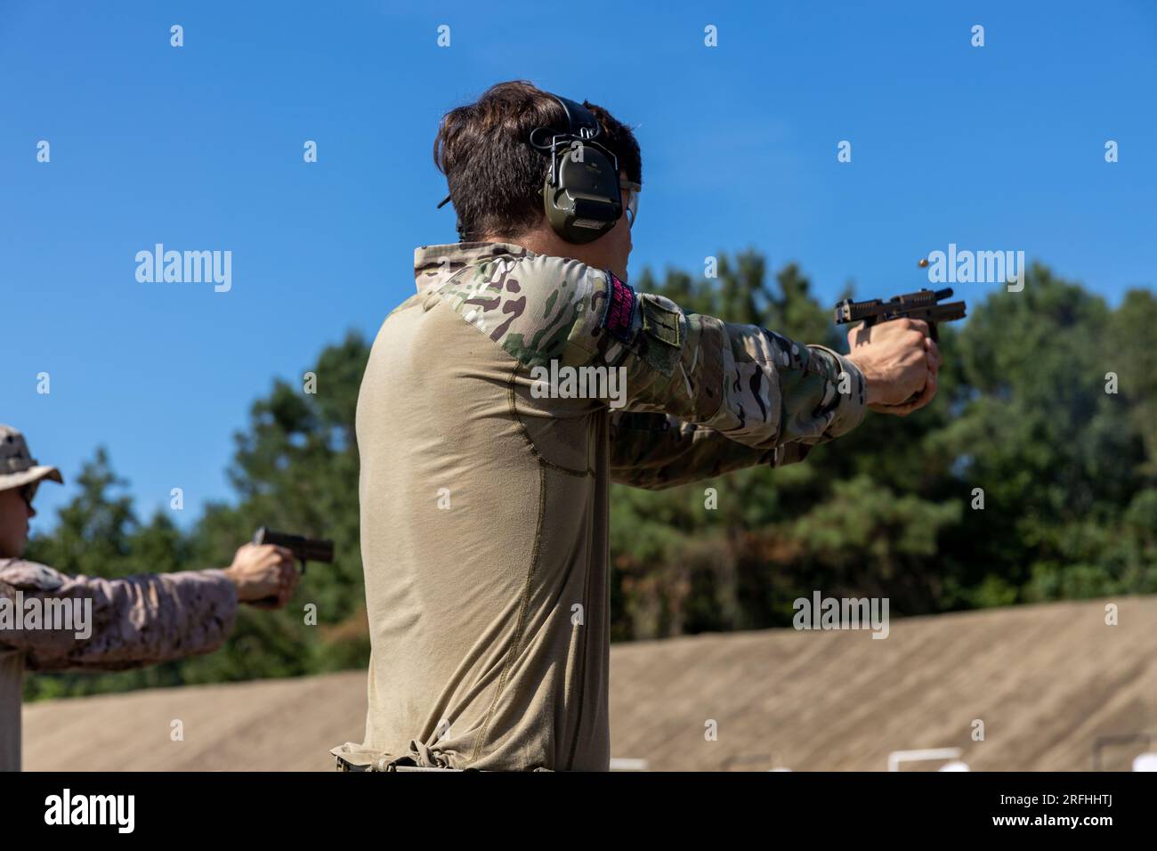 Hector Wallentin, ein Schütze des O-Geschwaders, 43 Commando Fleet Protection Group Royal ...