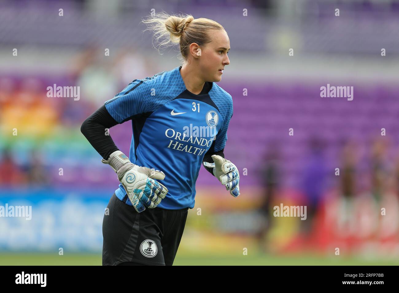 Orlando, Florida, USA. 4. Aug. 2023. Orlando Pride Torhüter CARLY ...