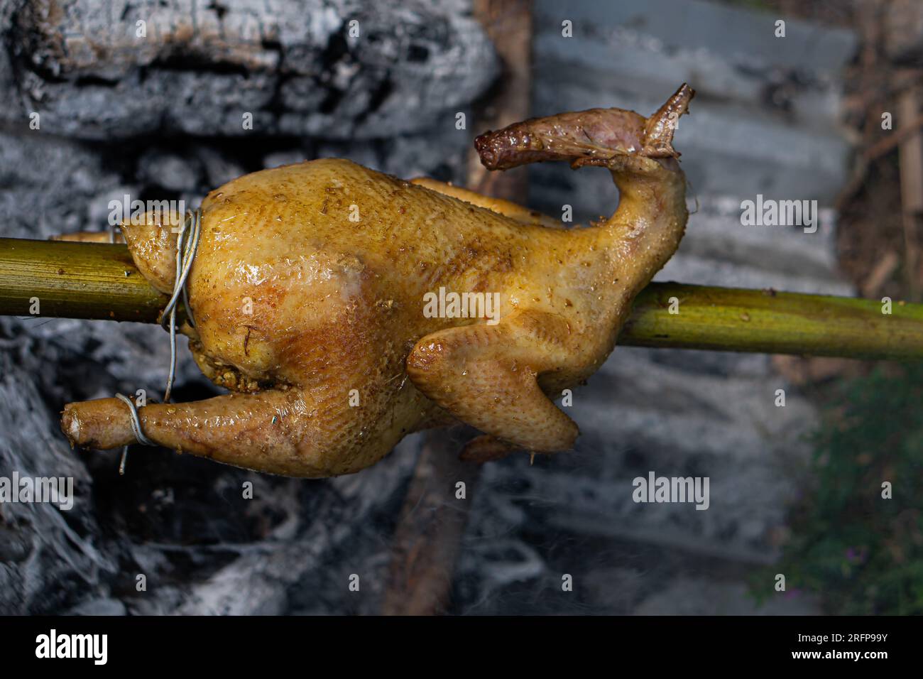 Brathähnchen spucken -Fotos und -Bildmaterial in hoher Auflösung – Alamy