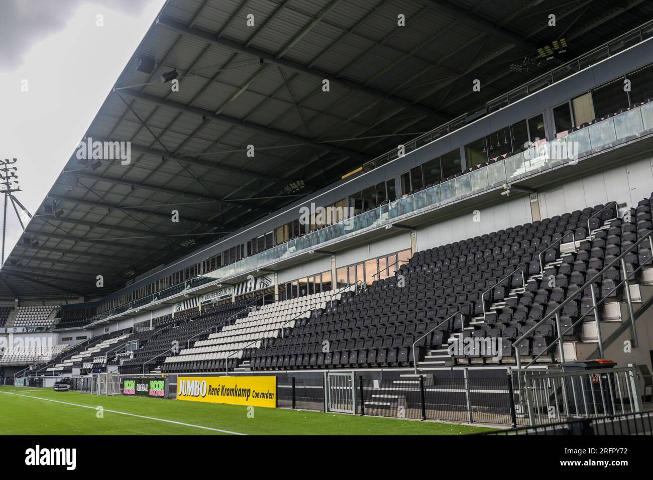 Erve Asito Stadion in Almelo, Heimstadion der Fußballmannschaft ...