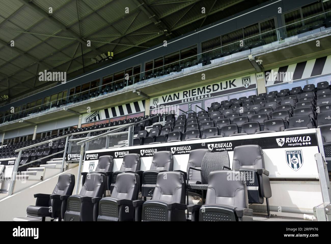Erve Asito Stadion in Almelo, Heimstadion der Fußballmannschaft ...