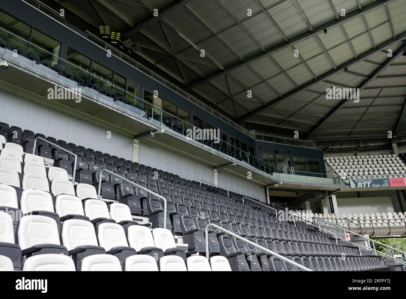 Erve Asito Stadion in Almelo, Heimstadion der Fußballmannschaft ...