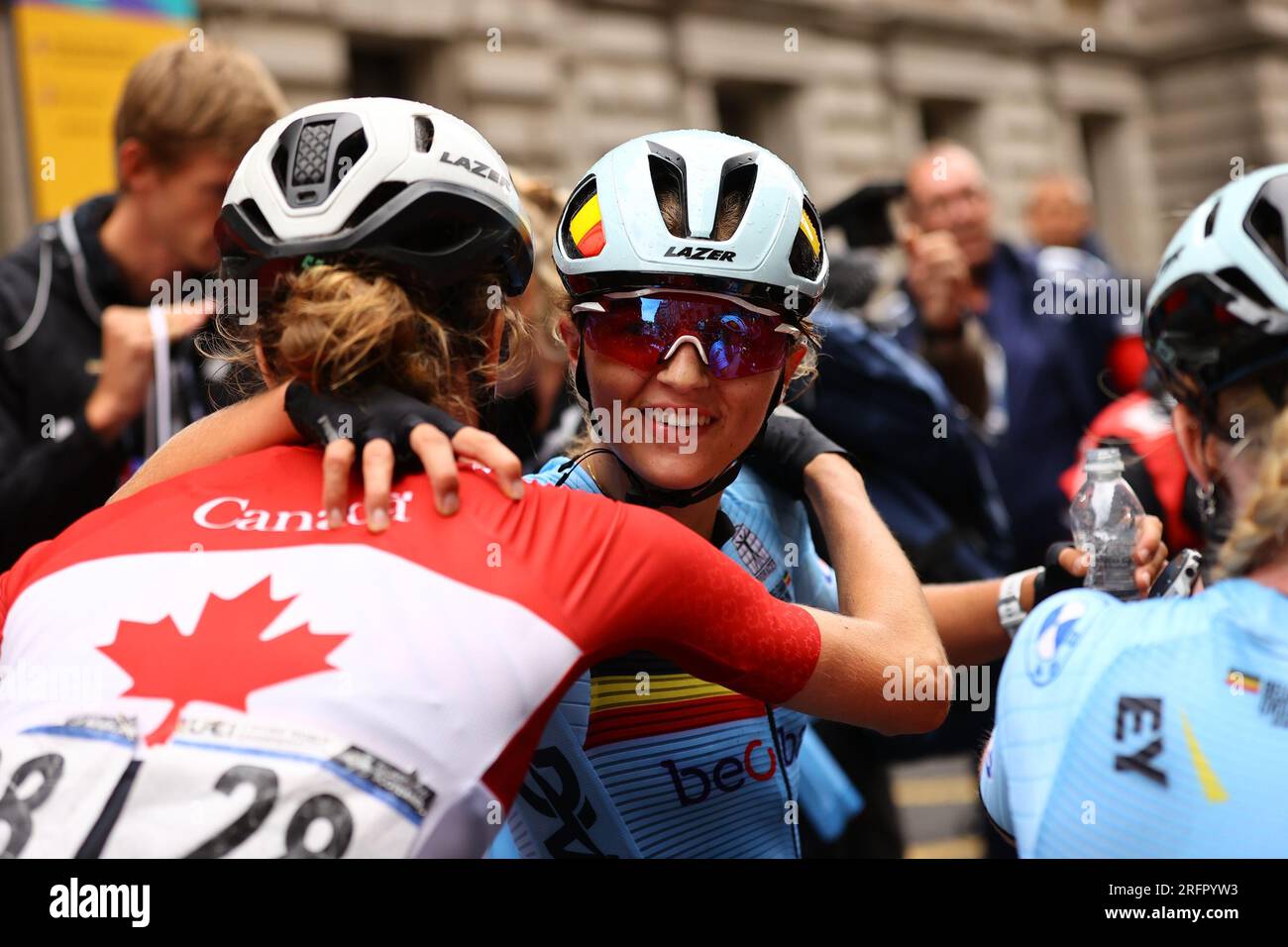Glasgow, Großbritannien. 05. Aug. 2023. Belgische Fleur Moors feiert ...