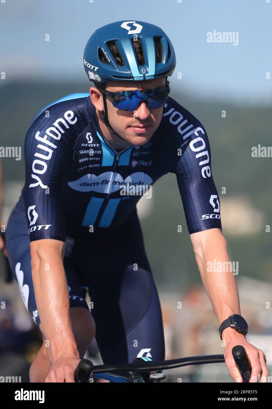 Team dsm - firmenich Sieger während der Clasica San Sebastian 2023, UCI World Tour Radrennen ...