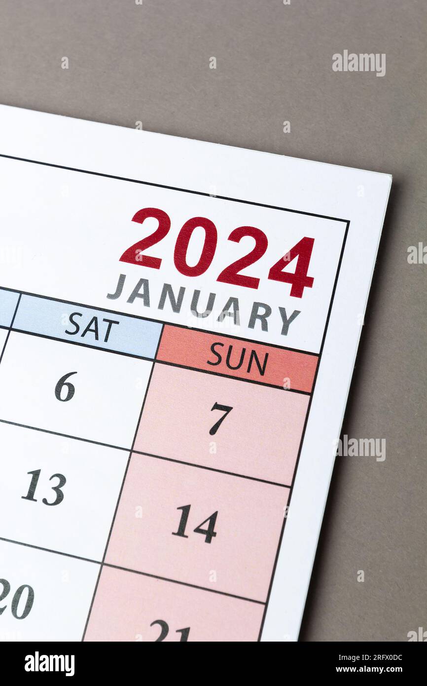 2024 kalender -Fotos und -Bildmaterial in hoher Auflösung – Alamy