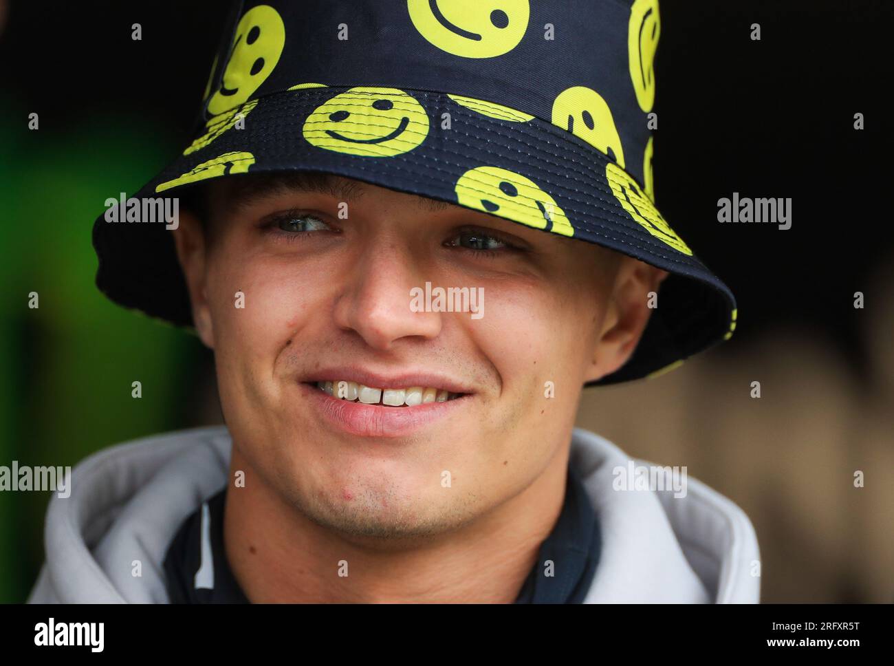 McLaren's Lando Norris besucht den Monster Energy British Grand Prix ...