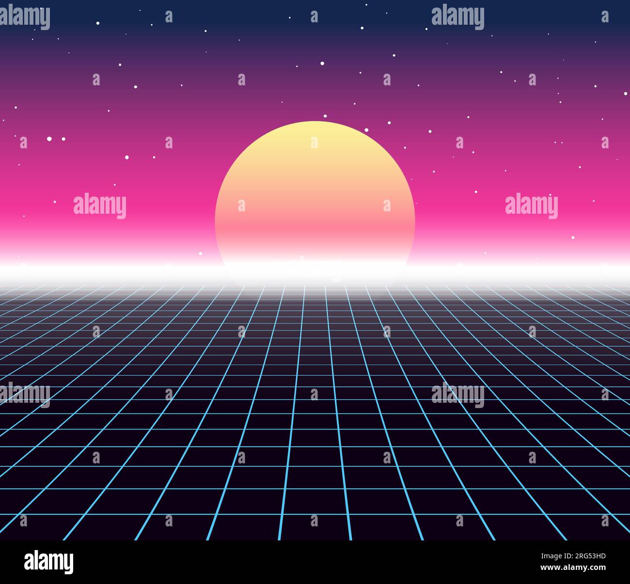 80s background road synthwave -Fotos und -Bildmaterial in hoher Auflösung – Alamy