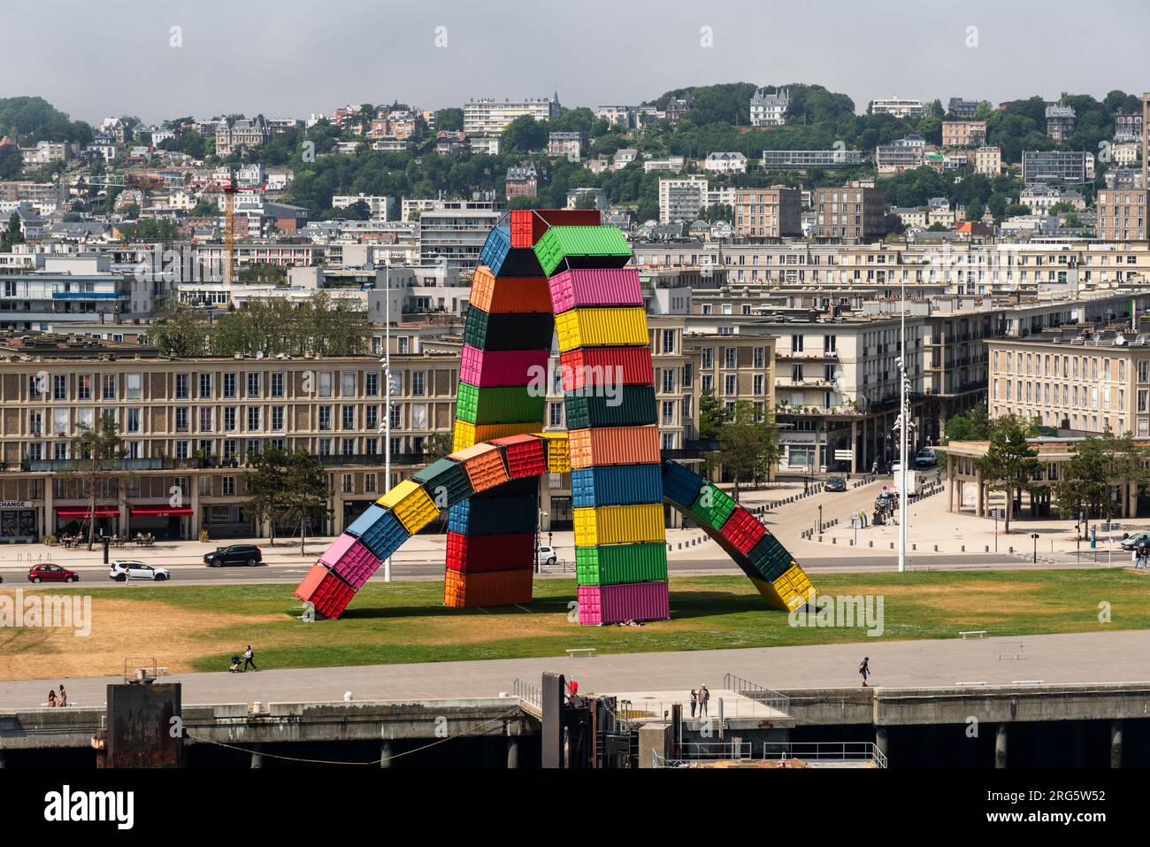 Le Havre, Nordfrankreich. 12. Juni 2023 Überblick über den Southampton ...