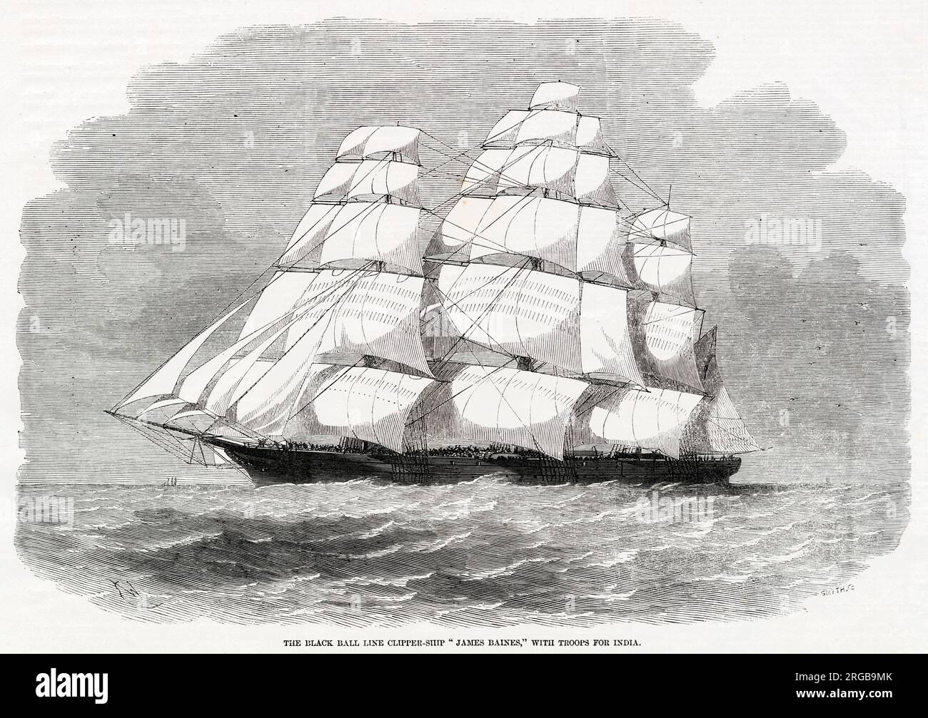 Black ball line klipperschiff james baines -Fotos und -Bildmaterial in ...