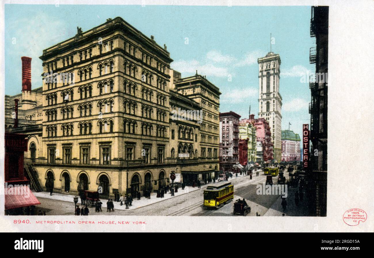 New york opera 1900s -Fotos und -Bildmaterial in hoher Auflösung – Alamy