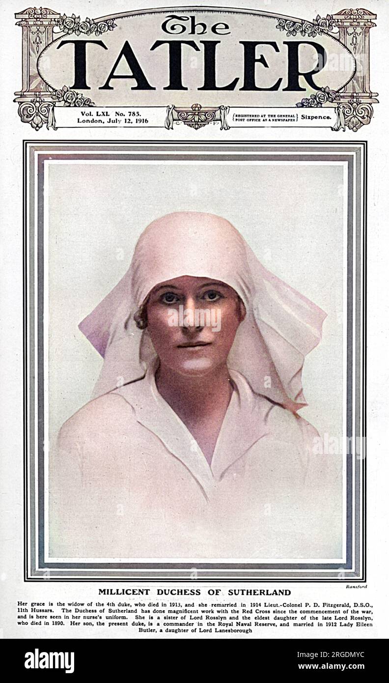 Millicent Fanny Sutherland-Leveson Gower- [geborene Millicent Fanny St ...