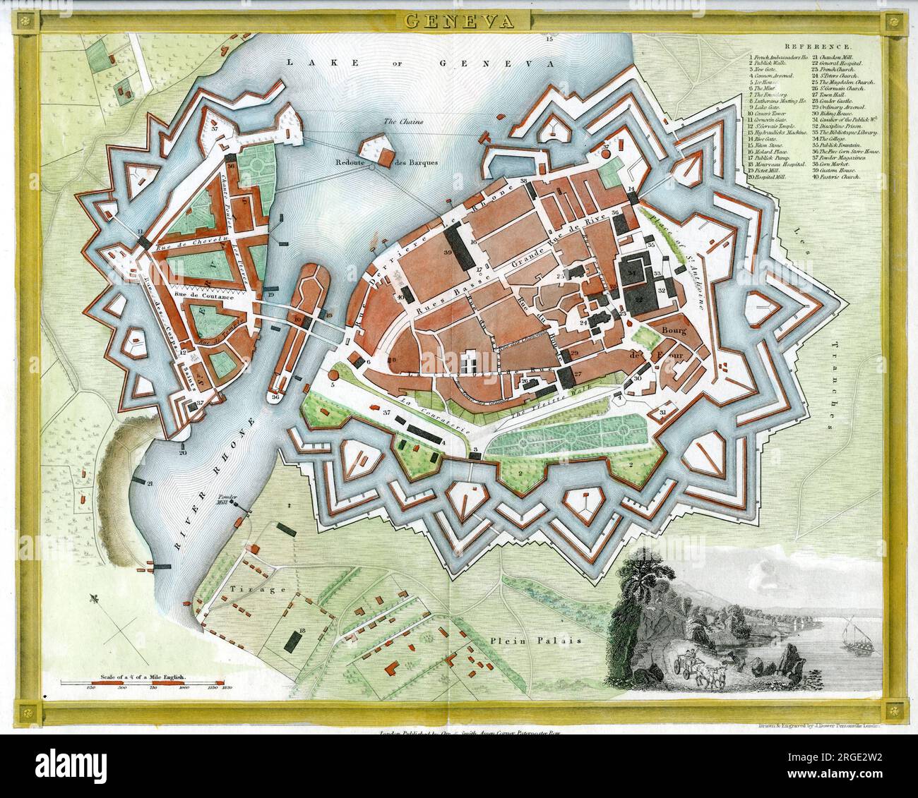 Geneva map -Fotos und -Bildmaterial in hoher Auflösung – Alamy