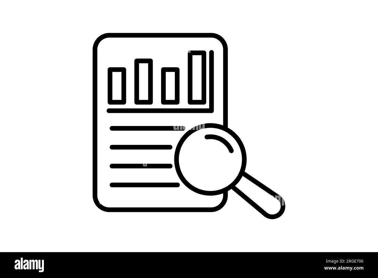 Symbol für Umfragedaten. Symbol für Umfrage. Stil des Liniensymbols ...