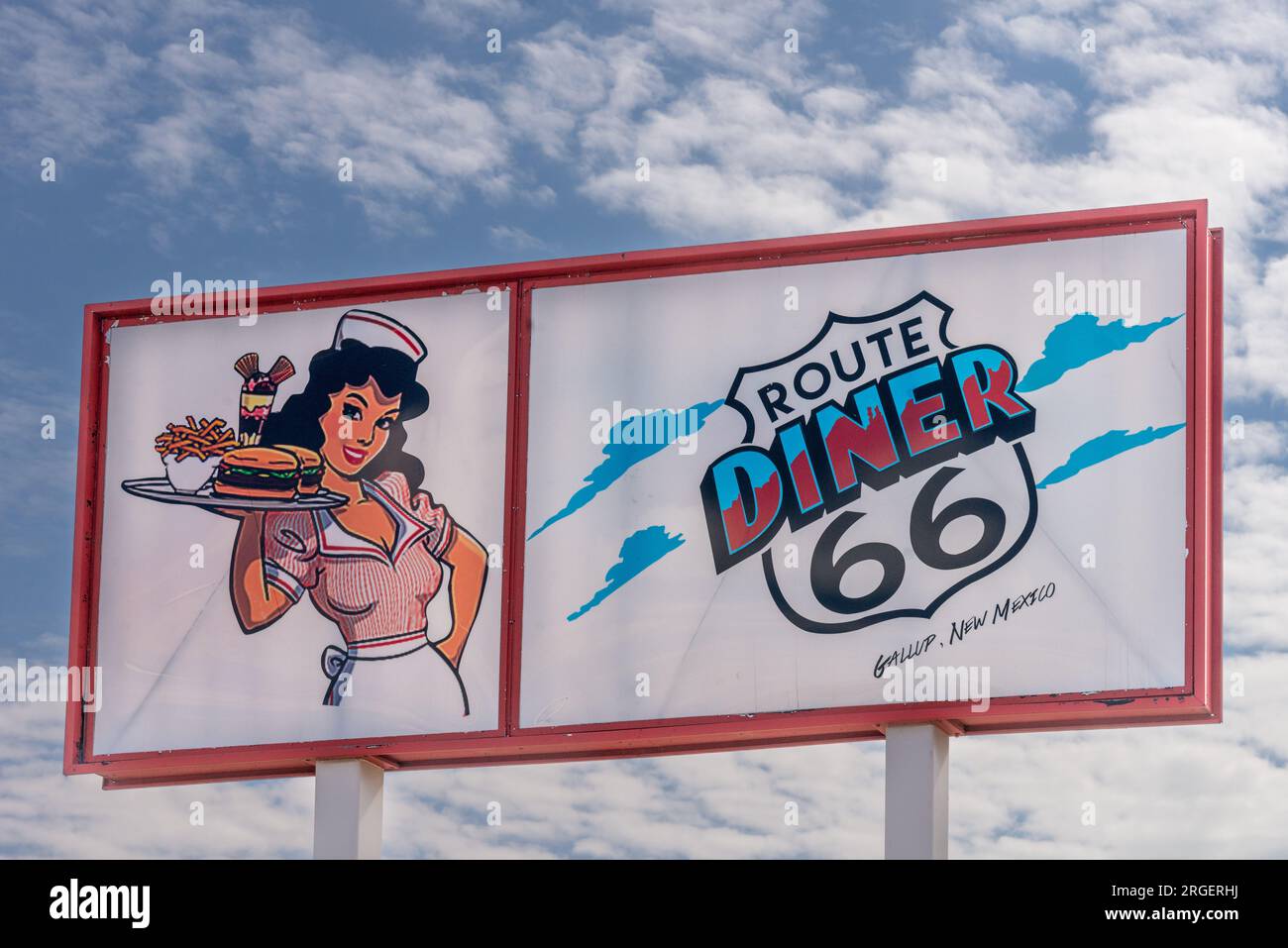 Vintage route 66 diner zeichen -Fotos und -Bildmaterial in hoher ...