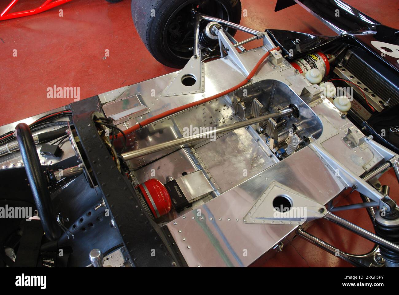 Mugello Circuit, 1. April 2007: Details des Classic F1 Car 1974 Shadow ...