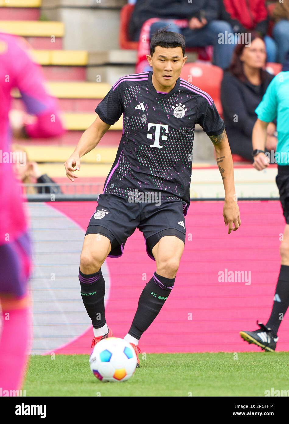 MinJae Kim, Min-Jae , FCB 3 in Aktion beim Freundschaftsspiel FC BAYERN MÜNCHEN - AS MONACO 4-2 ...