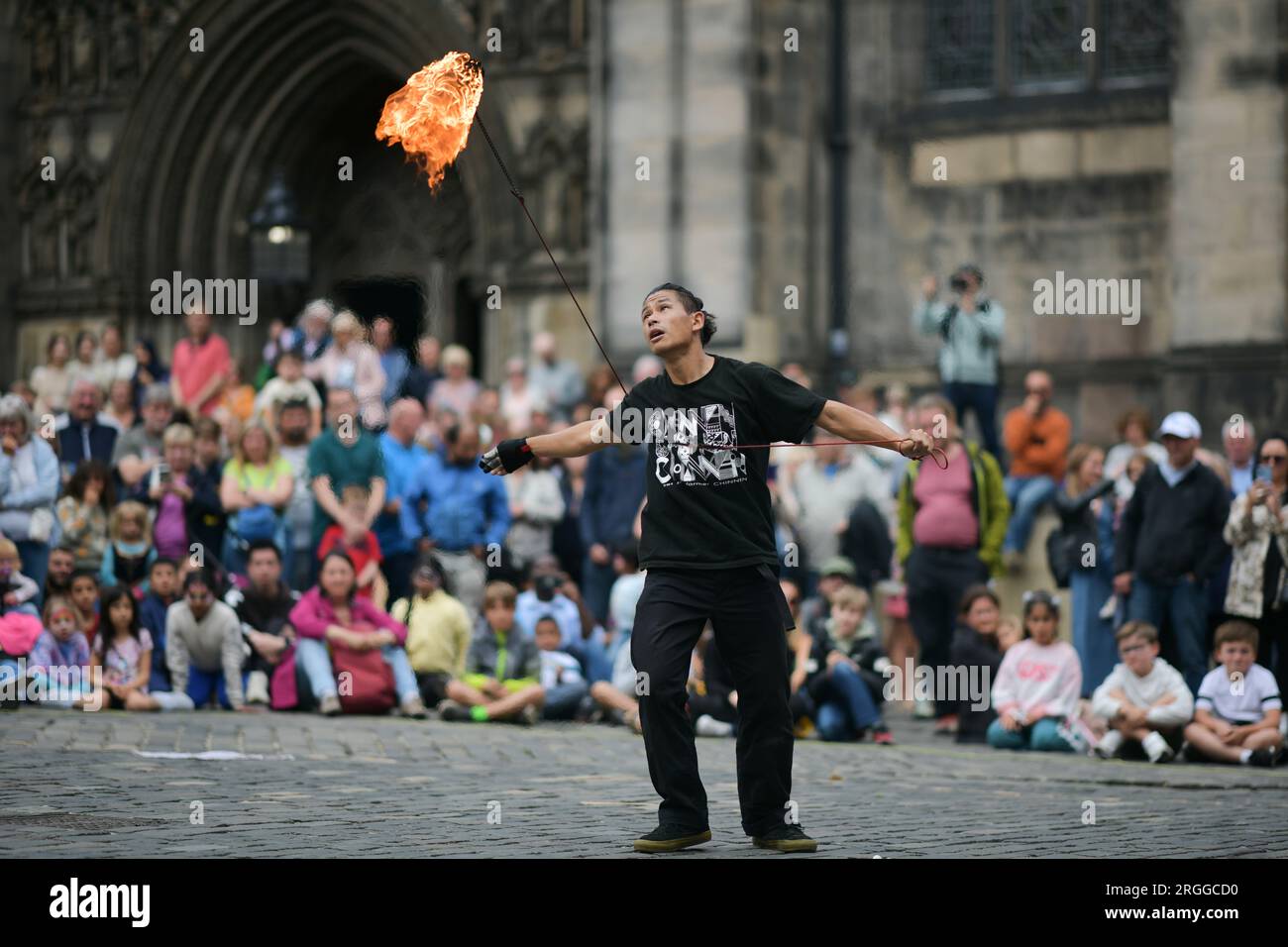 Edinburgh Scotland, Vereinigtes Königreich, 09. August 2023. Darsteller ...